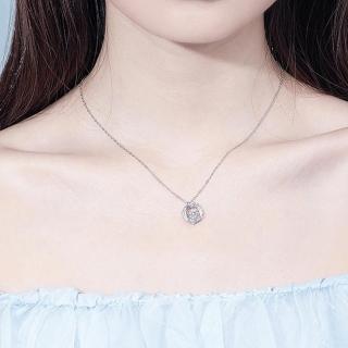 【KEDDY】送禮 單鋯項鍊 項鍊女 S925純銀 星芒項鍊 閨蜜項鍊 生日禮物 純銀項鍊 鋯石項鍊 女生項鍊