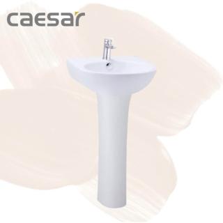 【CAESAR 凱撒衛浴】小型單孔面盆、長瓷腳面盆、40公分面盆 L2140S(面盆)