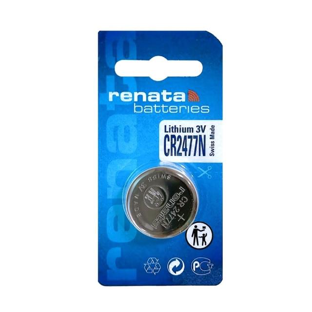 電池哥 瑞士製 RENATA CR2477N 3V 鋰電池 遙控器電池 鈕扣電池 電池(CR2477N)
