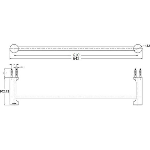 【KOHLER】Avid 單桿毛巾桿羅曼銀 K-97494T-BN - momo購物 - 2024年09月