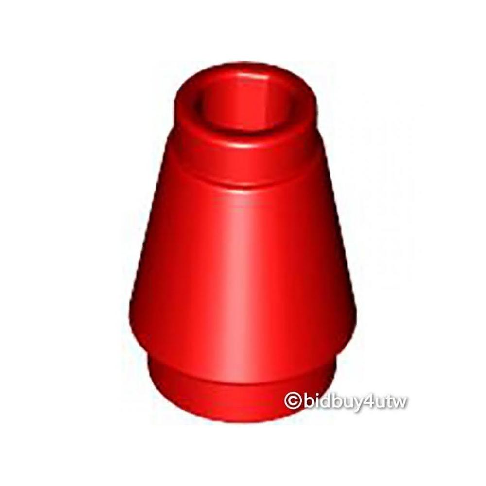 【LEGO 樂高】零件一組25入 圓錐 1x1 4589b 紅色 4529234(樂高零件)