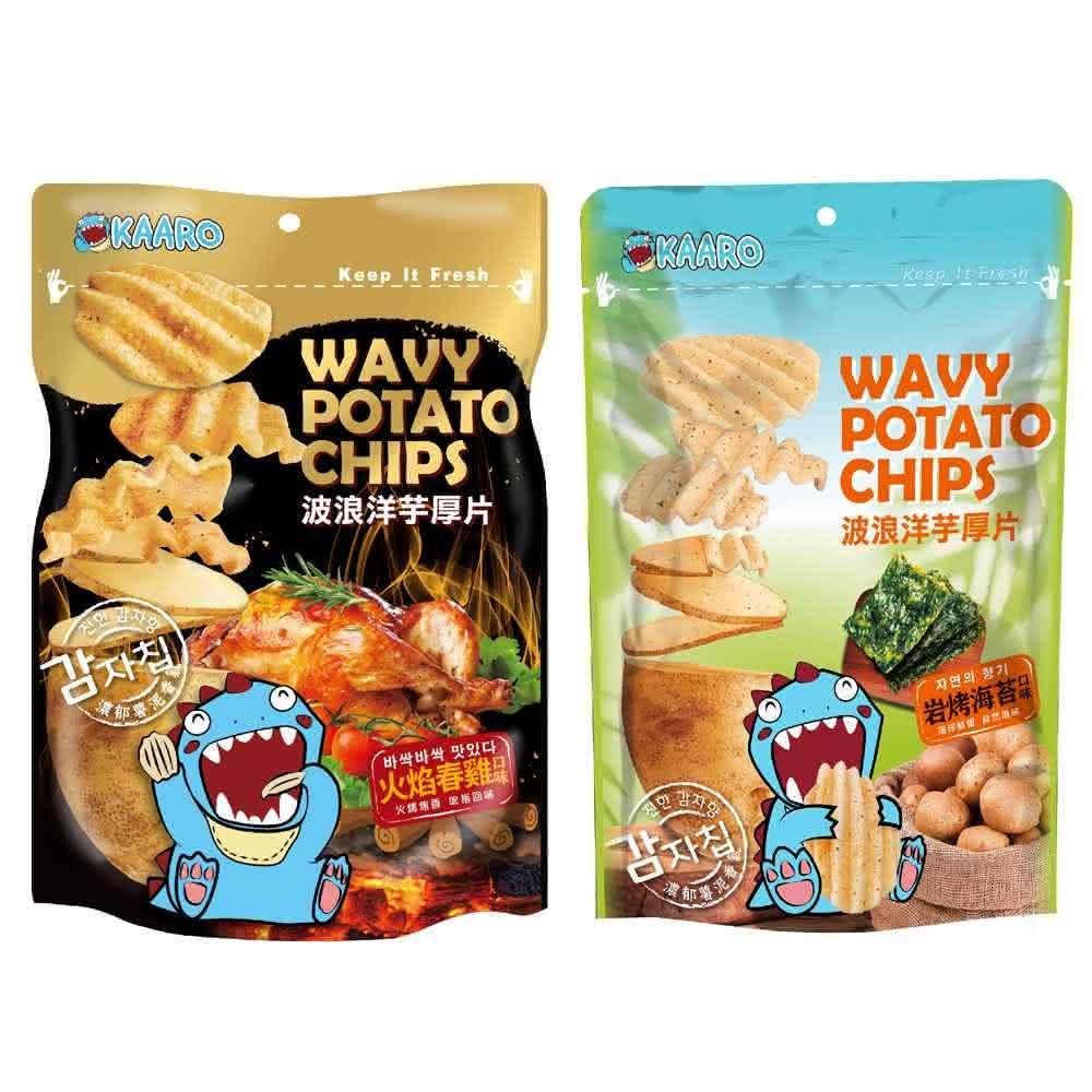 【KAARO】厚切洋芋片6包130公克/包(2種口味任選海苔/春雞風味) - momo購物 - 2024年09月