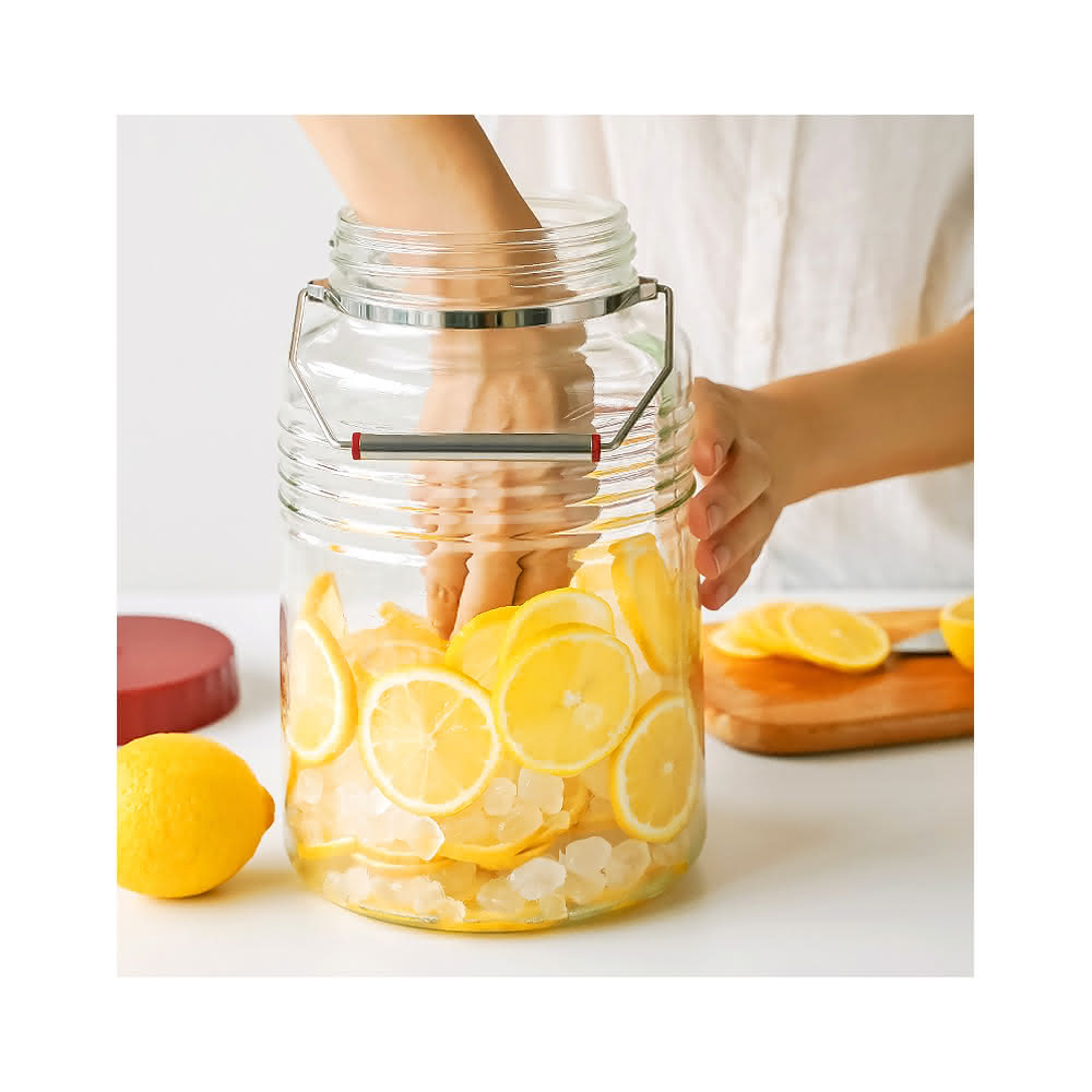 【好拾物】ADERIA 日本製釀梅 梅酒罐 密封罐 釀酒罐 復古紅蓋 梅酒瓶(2入組4L) - momo購物 - 2024年09月