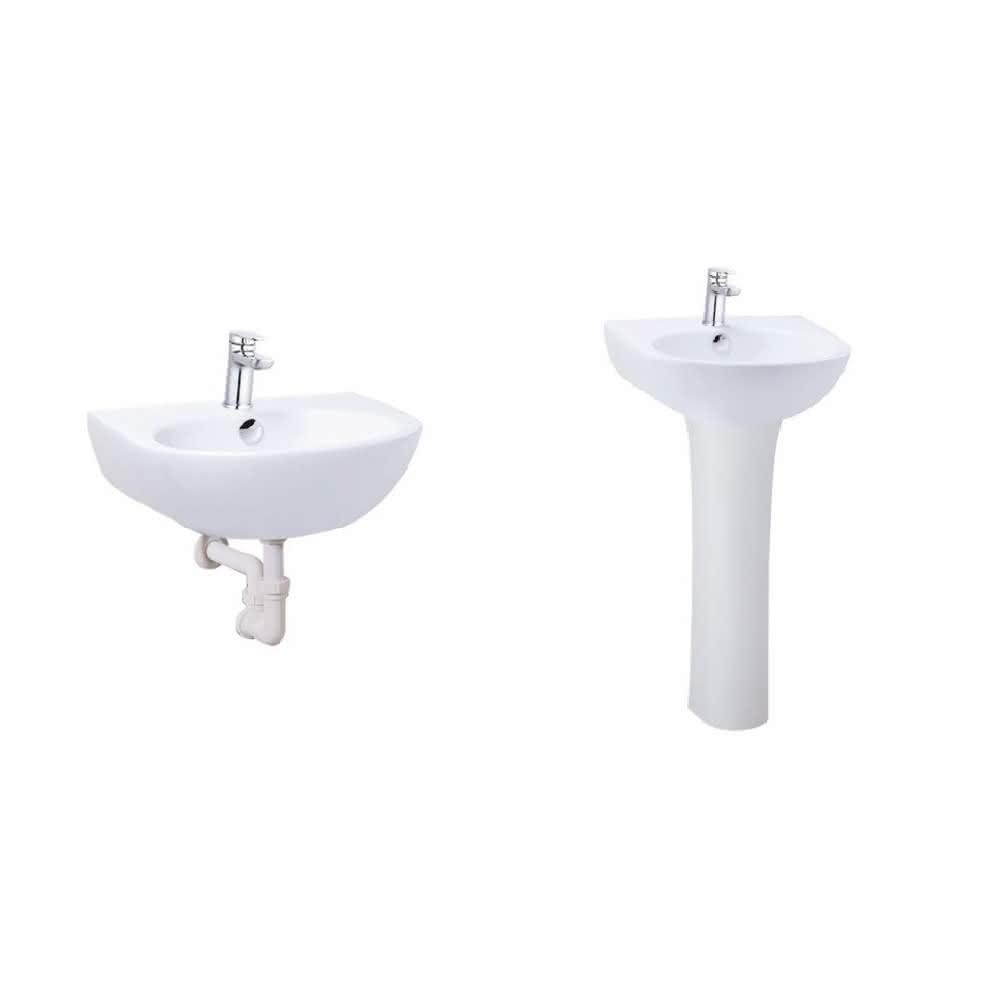 【CAESAR 凱撒衛浴】40cm瓷盆 L2140S 單孔面盆/L2140D 雙孔面盆 不含瓷腳(面盆、浴室、衛浴) - momo購物 - 2024年09月