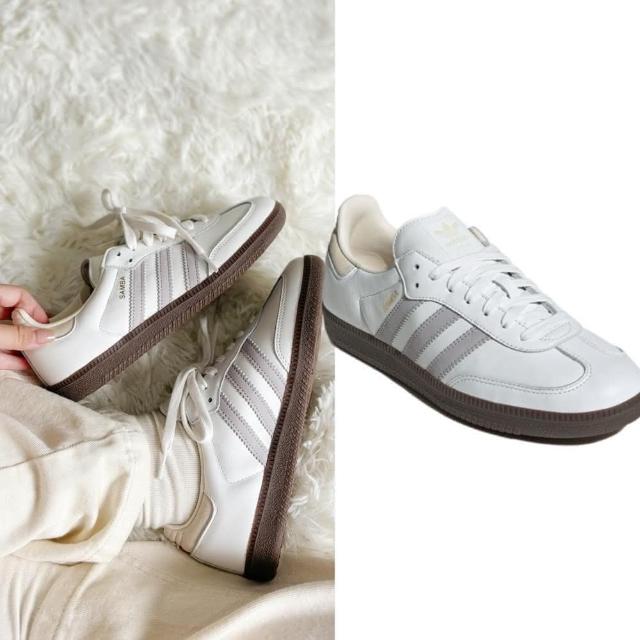 【adidas 愛迪達】ADIDAS ORIGINALS SAMBA OG 白紫 女款 休閒鞋 運動鞋 薰衣草紫 IH4880
