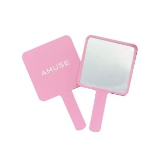 【AMUSE】手拿鏡 化妝鏡(張員瑛 IVY代言 PINK SQUARE MIRROR)
