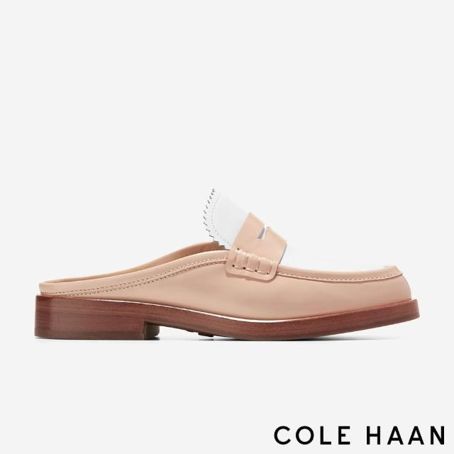 【Cole Haan】CHELBY MULE 經典穆勒鞋 女鞋古瓷器/白-W31592