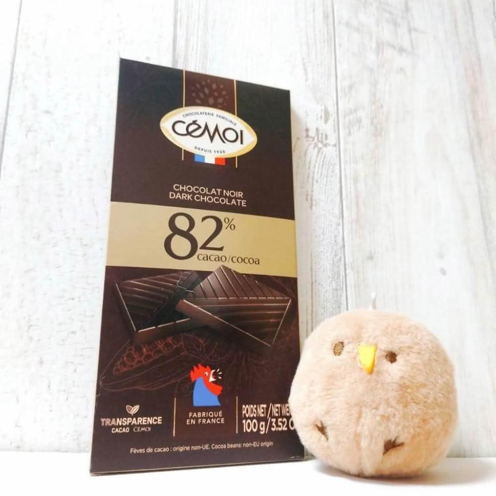 法國 CEMOI 82% 黑巧克力巧克力 黑巧克力 濃巧克力