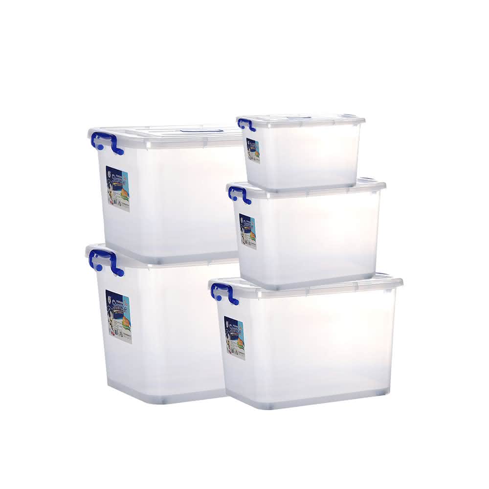 【JOEKI】收納整理箱-20L(整理箱 收納箱 透明收納箱 透明整理箱 大容量整理箱 衣物收納 換季整理)