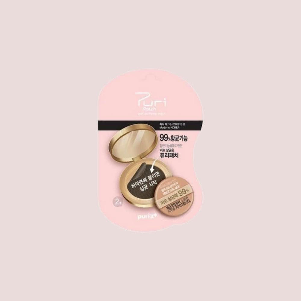 PURI PATCH 粉撲抗菌貼 粉撲抗菌貼片 淨化貼 2入