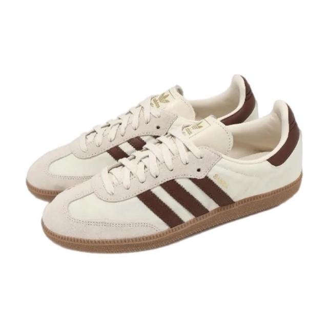 【adidas 愛迪達】ADIDAS ORIGINALS SAMBA T-TOE 三葉草 女款 休閒鞋 運動鞋 白咖啡 咖啡 摩卡 ID1447