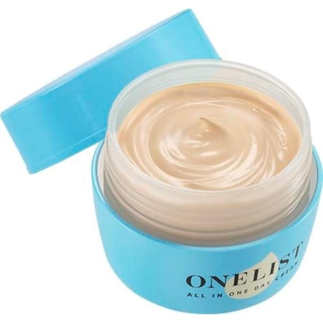 【NarisUp 娜莉絲】日本製 ONELIST 七合一 裸肌粉底霜 45g 日霜