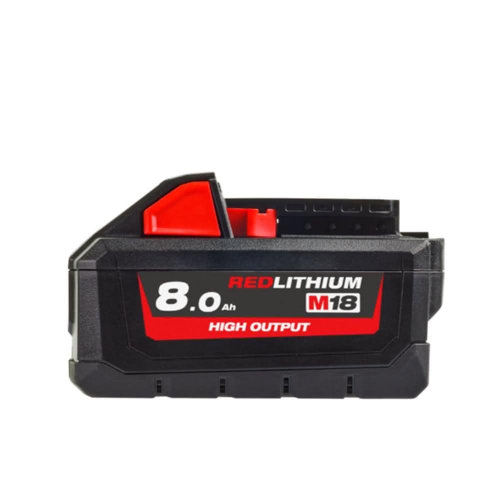 【Milwaukee 美沃奇】台北益昌 18V高輸出鋰電池 8.0AH-M18HB8 原廠公司貨
