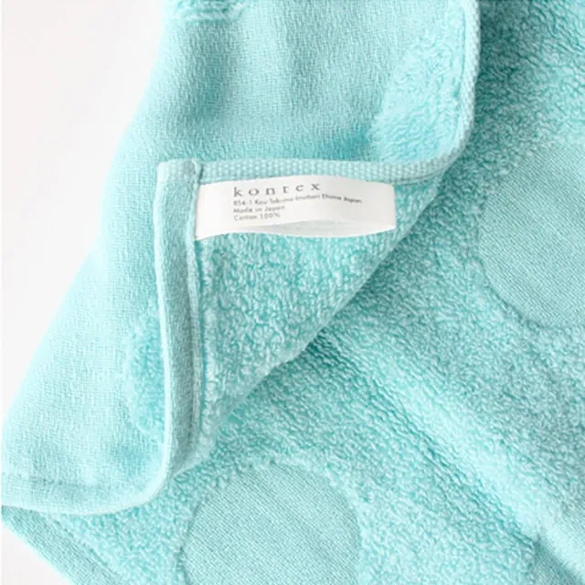 【KONTEX】日本今治認證SOF點點系列毛巾/浴巾 115X58cm(100%日本製、今治認證、吸水柔軟)