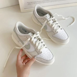 【NIKE 耐吉】NIKE DUNK LOW GS PHANTOM LIGHT SILVER 幻影灰 淺灰 大童鞋 FB9109-109