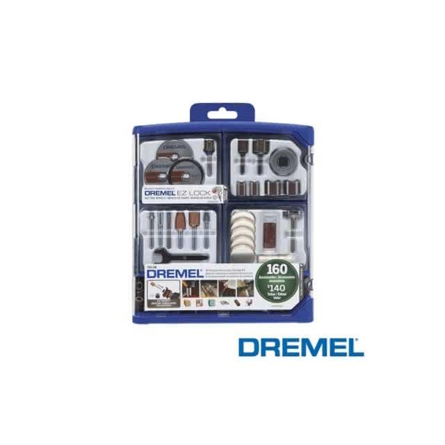 台北益昌 Dremel 精美 真美 通用豪華160套裝組 710-08