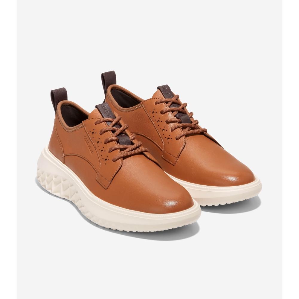 【Cole Haan】ZG WFA PLAIN TOE OX 休閒牛津男鞋 秘魯色-C38509