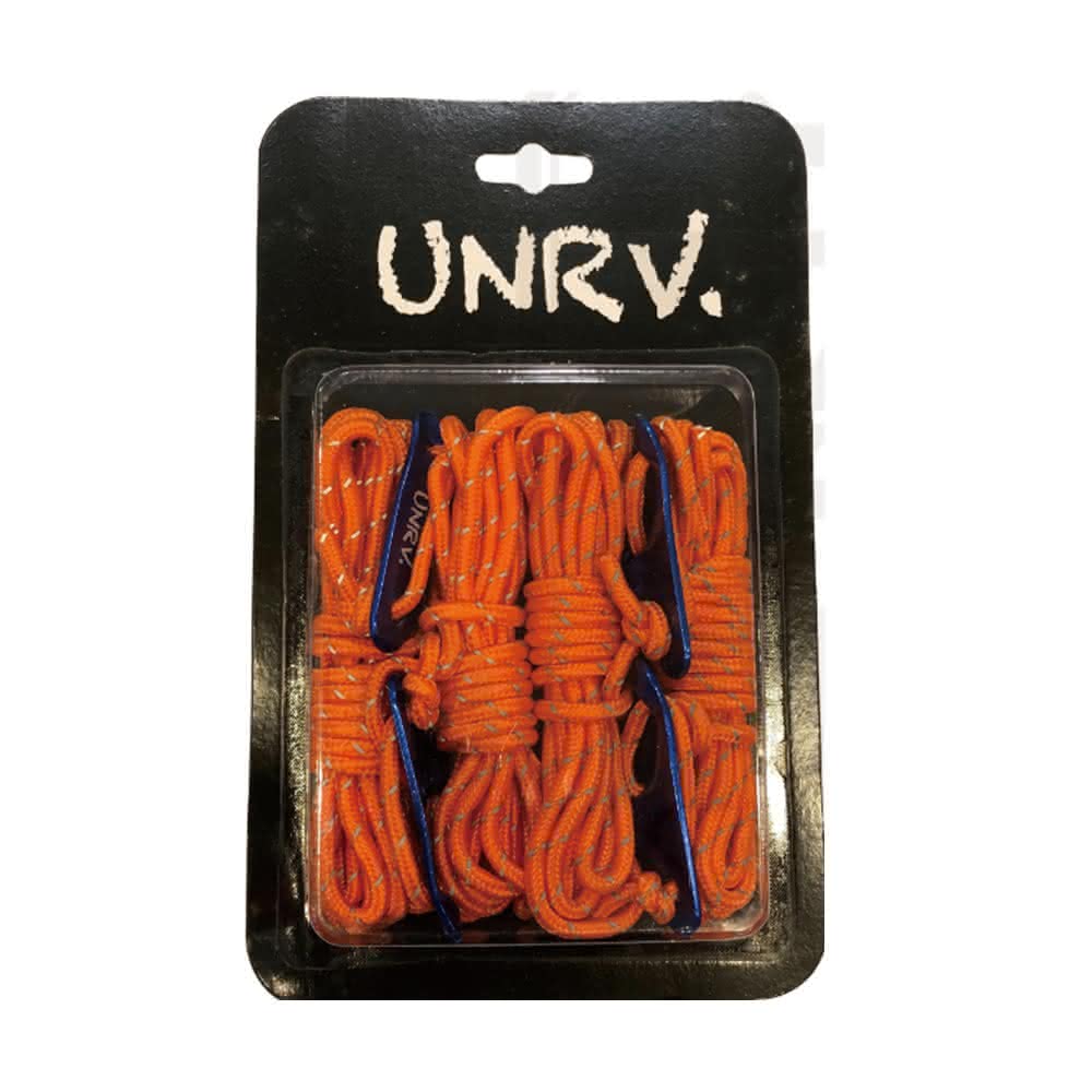 【unrv.】UNRV 四入營繩及調節片 打釘 拉繩 固定 戶外 露營 中大戶外 ZDOUTDOOR
