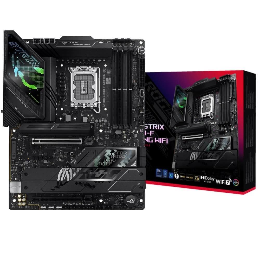 【ASUS 華碩】ROG STRIX Z890-F GAMING WIFI D5 LGA1851主機板(ATX/3+2年保)