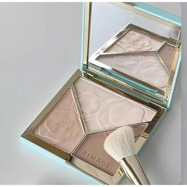 【TIMAGE 彩棠】TIMAGE彩棠大師三色修容盤修容餅啞光 高光 打亮鼻影 修容陰影 17g