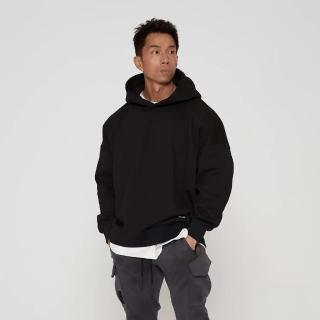 【VERVE】Fluffy700™ 厚磅寬版帽衣 碳黑