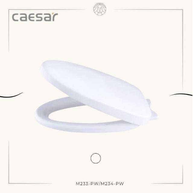 【CAESAR 凱撒衛浴】抗菌馬桶蓋 緩降馬桶蓋 M233/M234