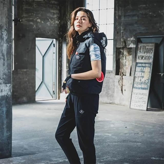 『BURTLE』AC1154-35 黑色(含帽無袖背心 不含電池及風扇 空調服 工作服 背心 釣魚 工地)