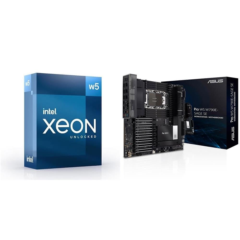 【Intel 英特爾】《自MO價》Intel Xeon w5-2465X 工作站處理器+ASUS 華碩 PRO WS W790E-SAGE ...