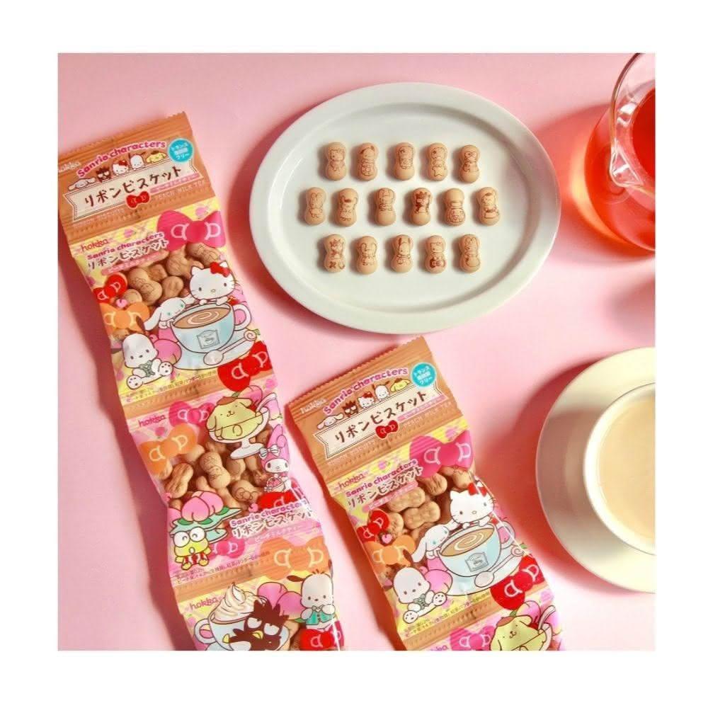 【北陸製果】日本 HOKKA 北陸製菓 kitty 蝴蝶結餅乾 四連餅 三麗鷗