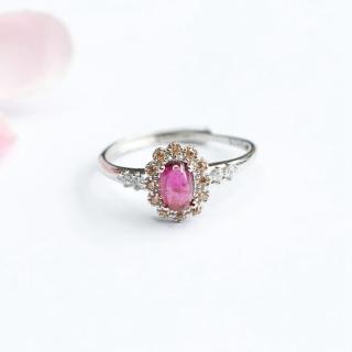 【Paiya 派亞】S925銀鑲巴西紫牙烏石榴石戒指交換禮物/送禮