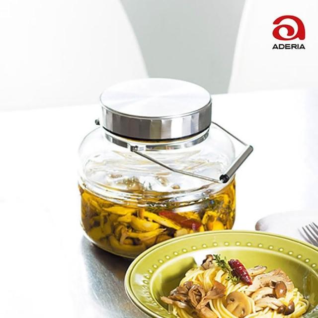 【ADERIA】日本製金屬蓋梅酒罐 2L 釀酒罐 釀酒瓶 水果酒 醃漬瓶 醃漬罐 泡酒瓶 單入盒裝