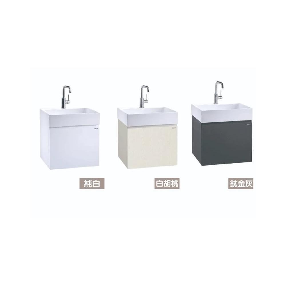 【CAESAR 凱撒衛浴】50公分一體瓷盆浴櫃組 面盆 浴櫃 面盆浴櫃組 LF5253 龍頭