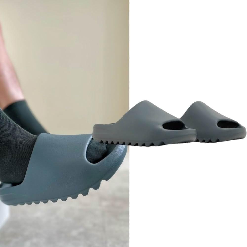 【adidas 愛迪達】ADIDAS ORIGINALS YEEZY SLIDE 拖鞋 莫蘭迪色 深藍 丈青藍 男女款 情侶 ID2349