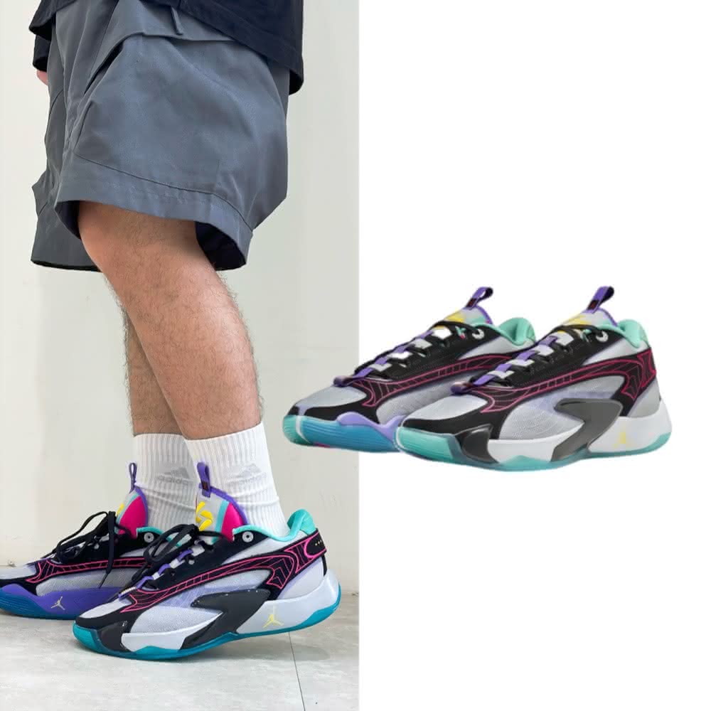 【NIKE 耐吉】NIKE AIR JORDAN LUKA 2 PF 白藍 炫彩 運動鞋 籃球鞋 77 DX9012-007