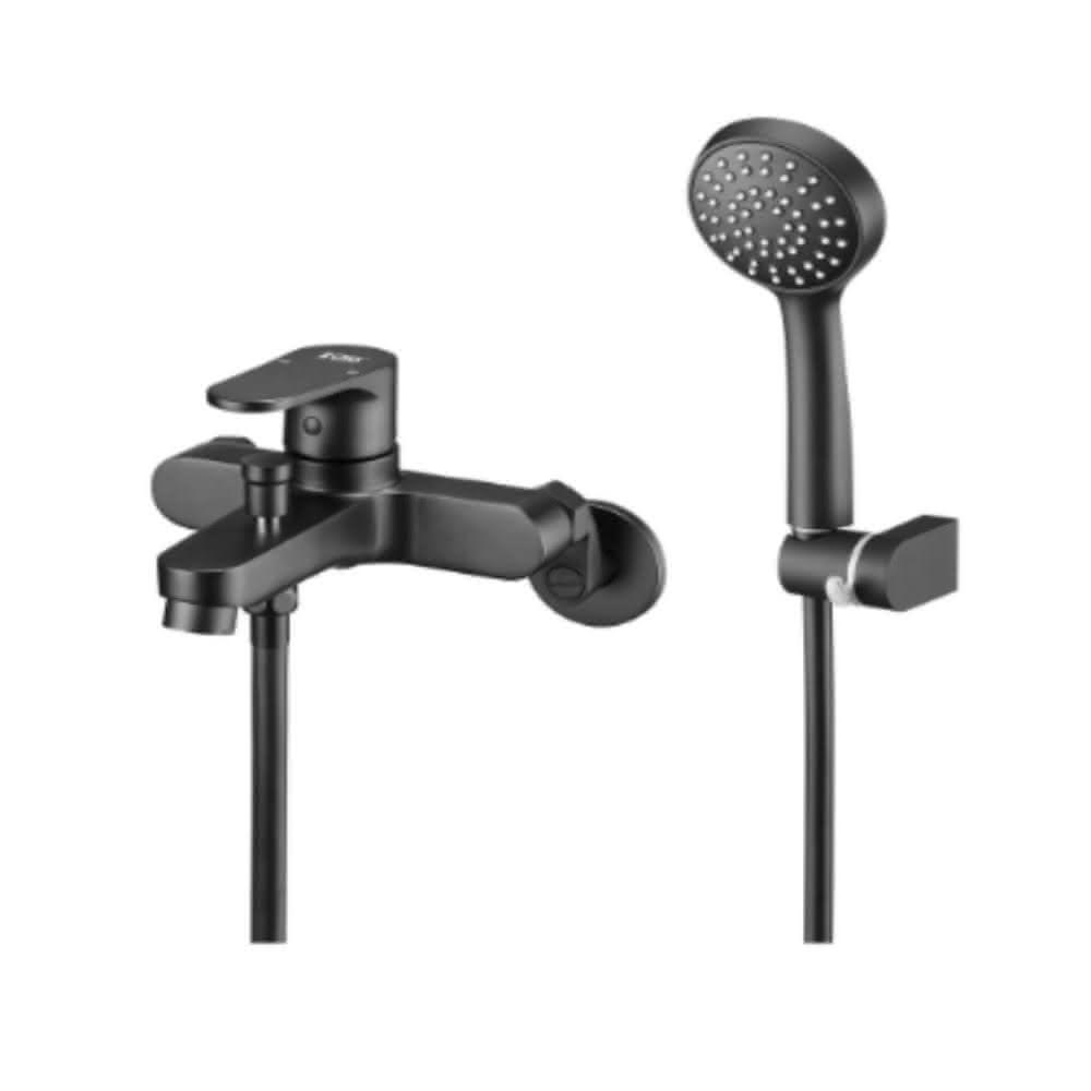 【BOSS 廚衛設備】BOSS 304不鏽鋼沐浴龍頭 消光黑 108066MB 西班牙賽道陶瓷閥芯 台灣製造 宗宏材料