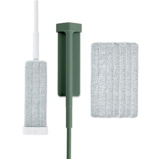 【PERCENT 百潔】QUICK MOP 免手洗高效平板拖把2入＋替換拖布10入