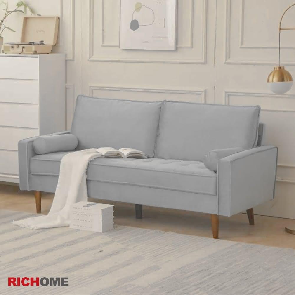RICHOME 福利品 SF-020 悠人製作 雙人沙發 復古沙發 沙發床 客廳 民宿 套房 臥房 會客 辦公室 絨布