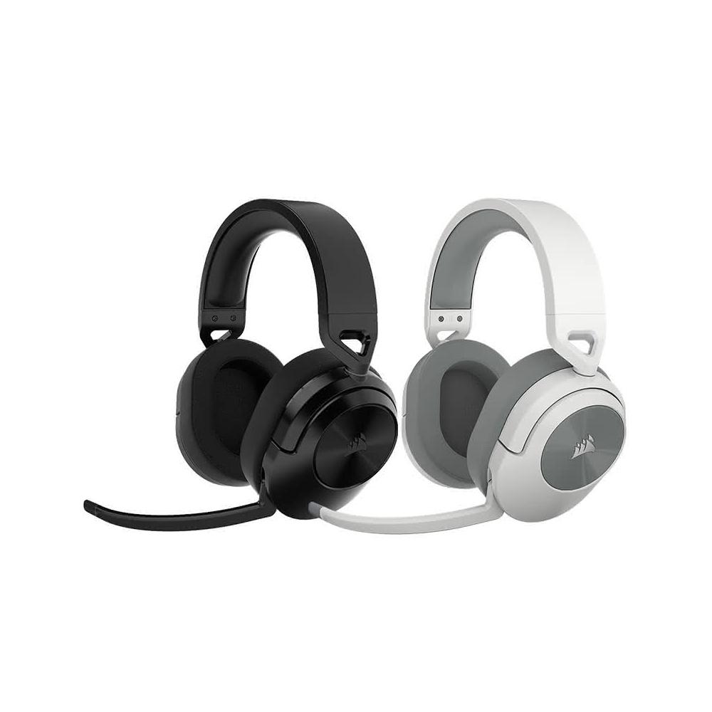 【CORSAIR 海盜船】HS55 WIRELESS 三模 無線 電競耳機 黑色 白色