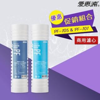 【EVERPURE 愛惠浦】商用 PF101 PF-101 PF105 PF-105 PP 泥沙 溝槽型濾芯