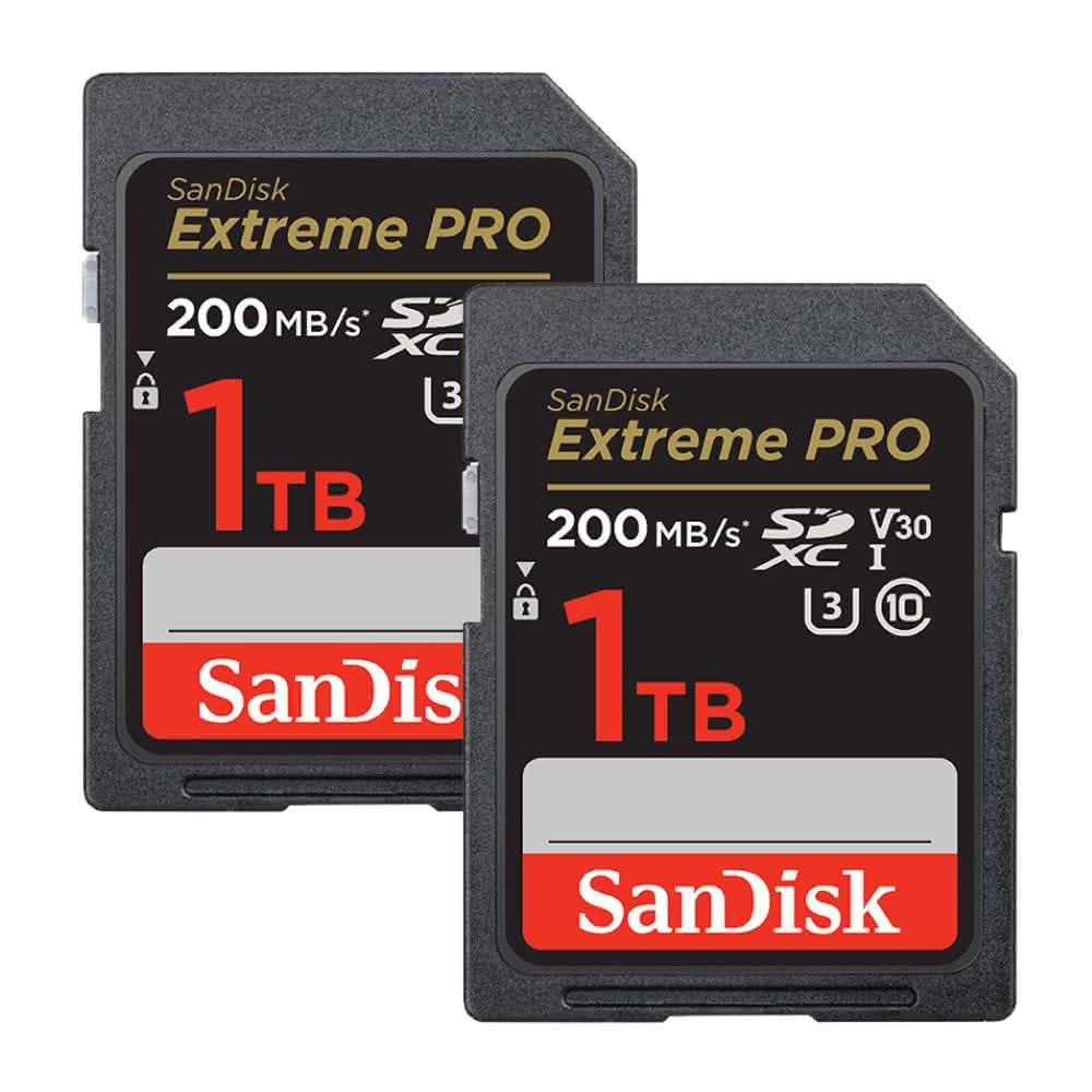 SanDisk Extreme PRO SDXC 1T 1TB 200MB UHS-I 4K V30 SD 記憶卡 專業攝影 相機記憶卡