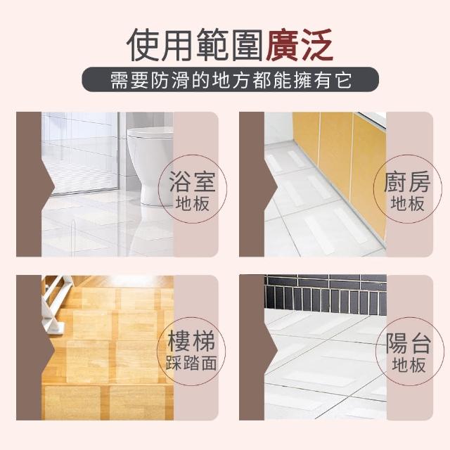 【Echain Tech】透明金鋼砂防滑貼片 6片/包 透明款/動物款/夜光款 10cm/12cm/15cm/18cm/20cm/23cm/25cm/30cm (止滑貼片/浴室止滑貼/地磚貼 ...