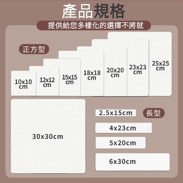 【Echain Tech】透明金鋼砂防滑貼片 25x25cm 6片/包 透明款/動物款/夜光款 10cm/12cm/15cm/18cm/20cm/23cm/25cm/30cm (止滑貼片/浴室 ...