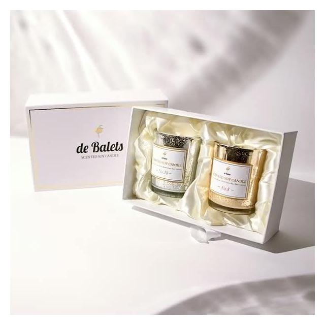 de Balets 輕奢感流金香氛蠟燭禮盒外盒