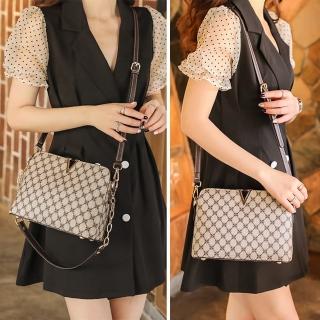 【MoonDy】包包女 包包 斜背包 小香風包包 女生包包 印花貝殼包 單肩包 鏈條包包 百搭鏈條包