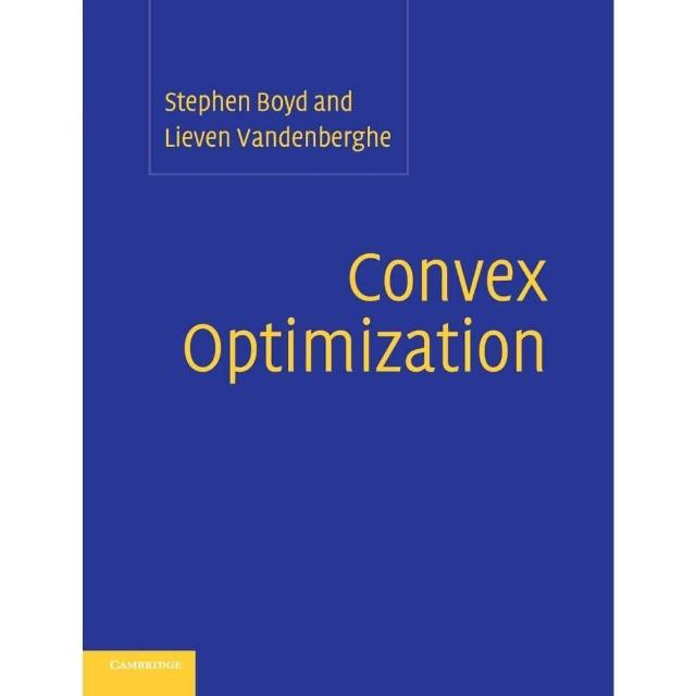 【CAMBRIDGE】Convex Optimization BOYD 9780521833783