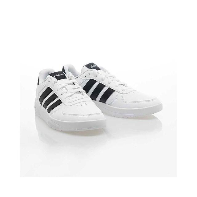 【adidas 愛迪達】雙12 COURTBEAT 復古休閒鞋 運動休閒鞋 舒適 黑白 經典 ID9658