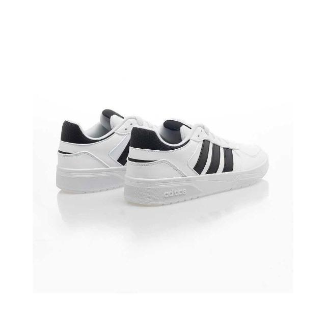 【adidas 愛迪達】雙12 COURTBEAT 復古休閒鞋 運動休閒鞋 舒適 黑白 經典 ID9658