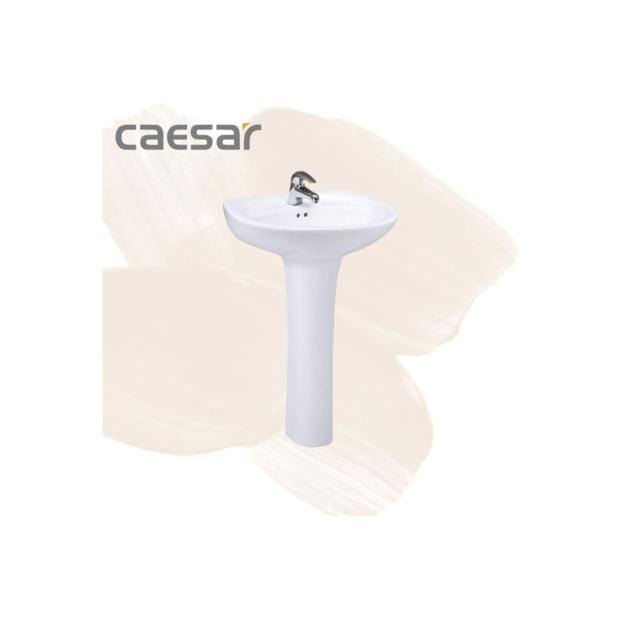 【CAESAR 凱撒衛浴】單孔面盆 壁掛面盆L2220S-PW 搭配長/短瓷腳(面盆)