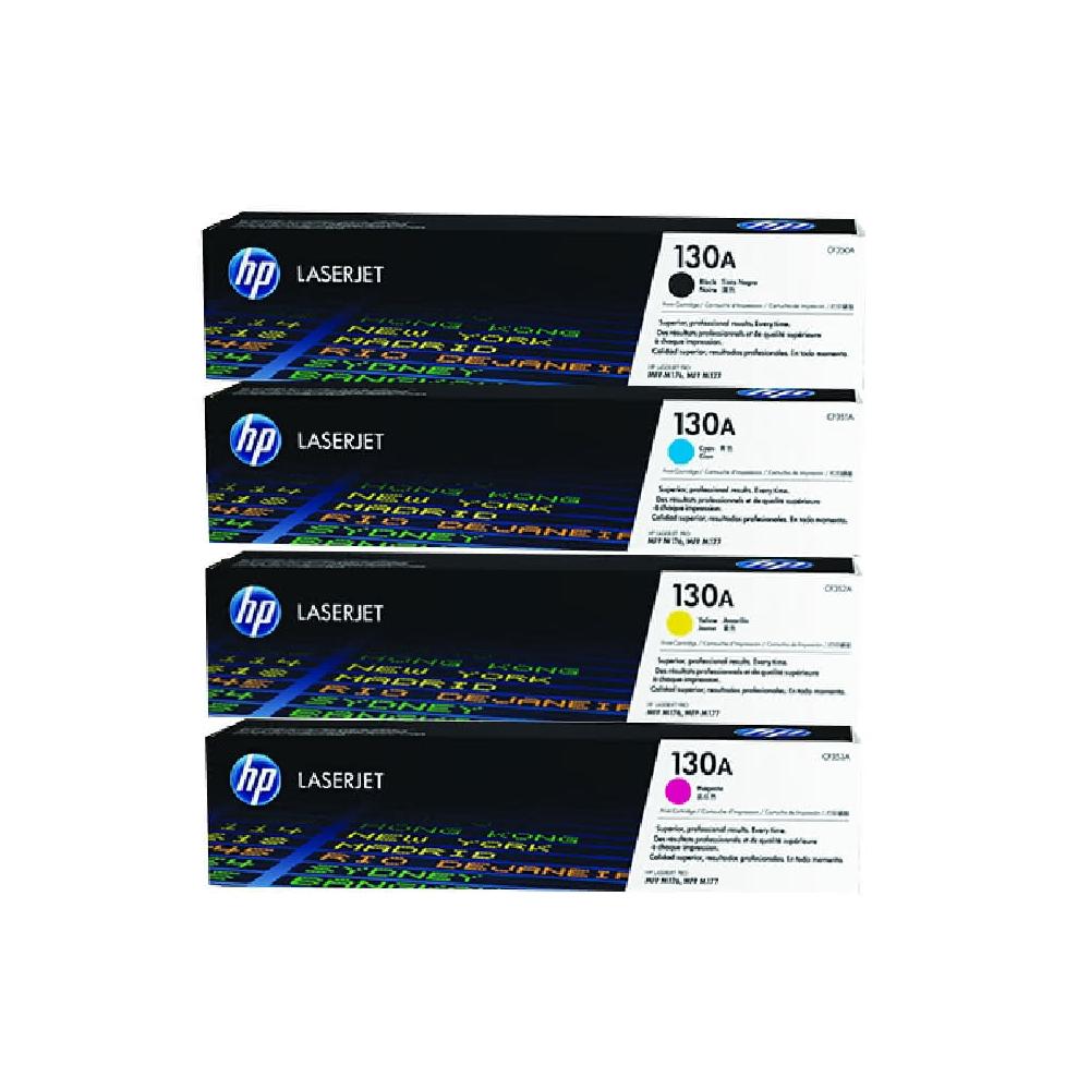 【HP 惠普】130A CF350A - CF353A LaserJet 原廠碳粉匣 四色一組