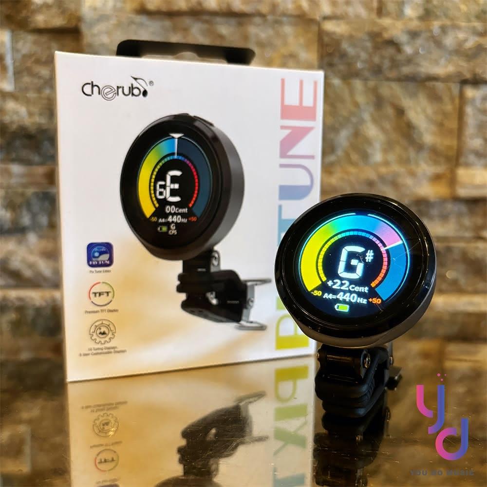 【Cherub】Cherub WST 915 Li 充電式 調音器 電 木 吉他 貝斯 烏克麗麗 可更換桌布 精準